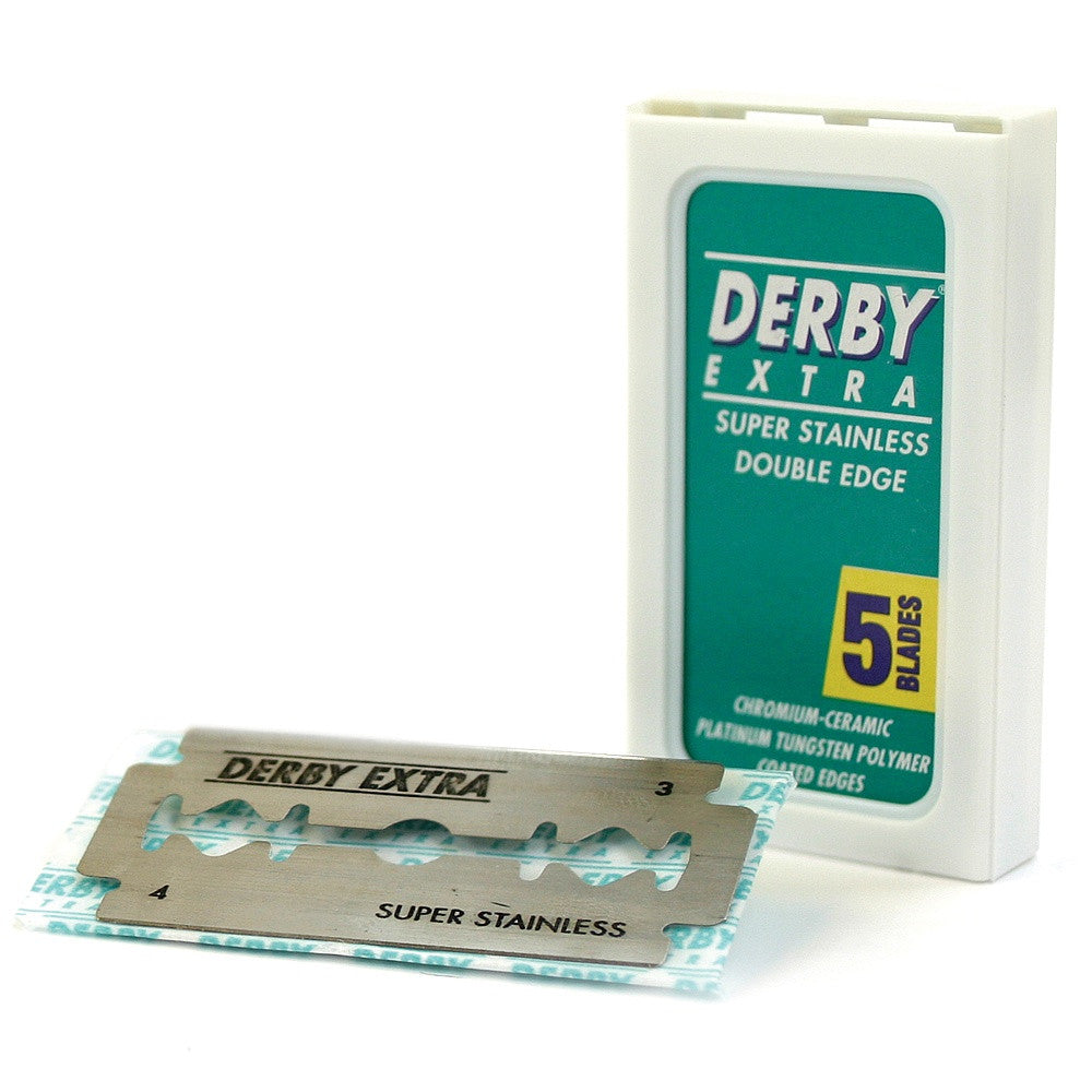 Derby Extra Double Edge Razor Blades, 5 Blades – Men's Soap Company